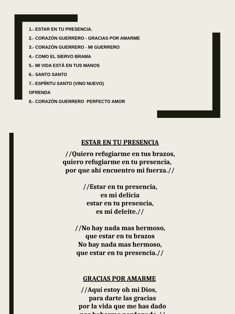 CANCION | PDF