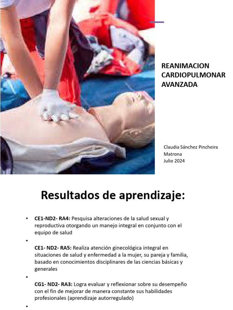 RCP Avanzada 2024 | PDF