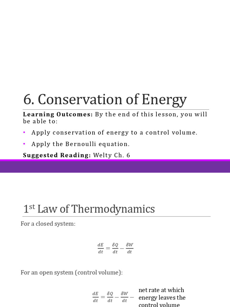 Conservation of Energy Slides | PDF
