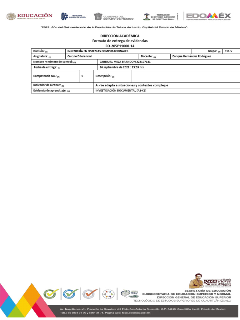 Carbajal - Meza - Brandon - A1 | PDF