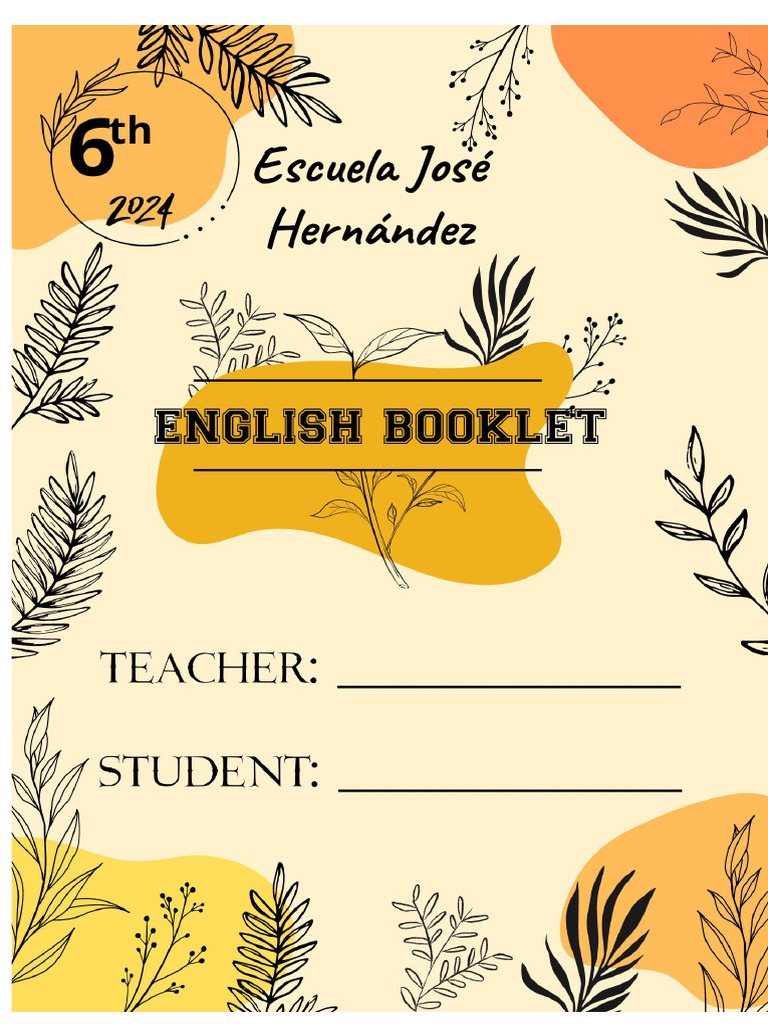 BOOKLET JH 6to V2 | PDF