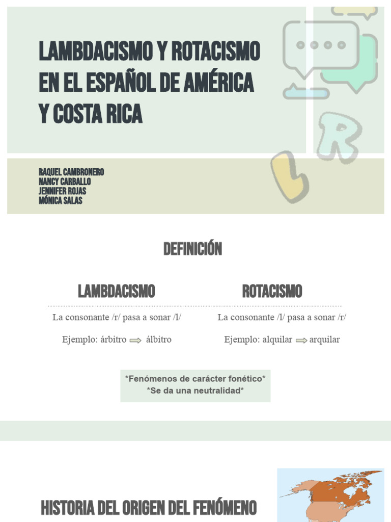 Lambdacismo y Rostacismo | PDF