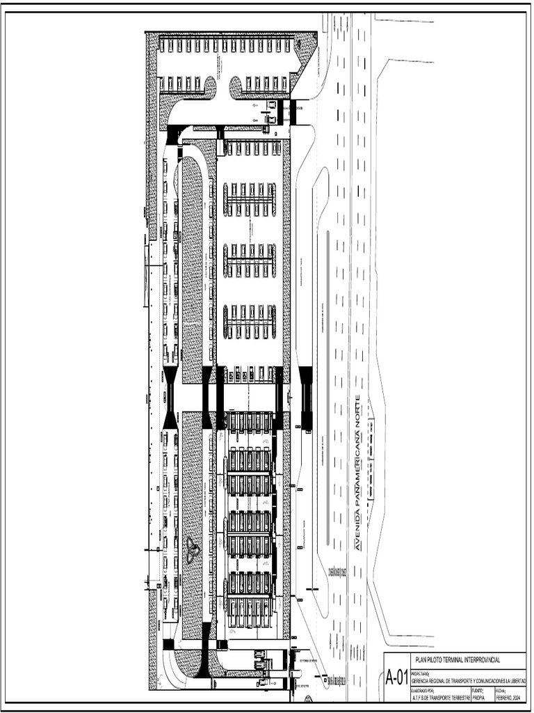 Plan Piloto Terminal Terrestre Interprovincial Trujillo | PDF