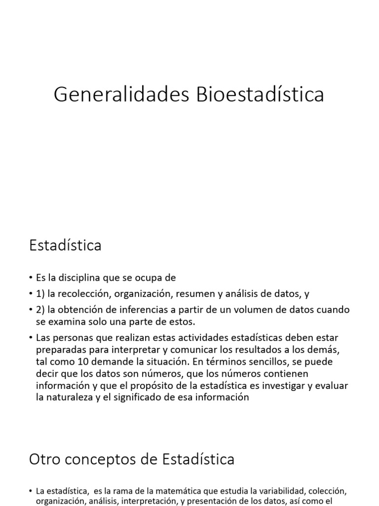 Inter Bio Estadistica Semana | PDF