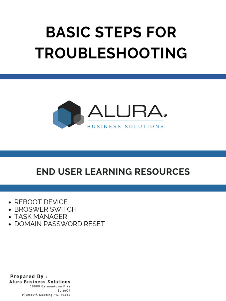 Basic Steps For Troubleshooting | PDF | Booting | Computing
