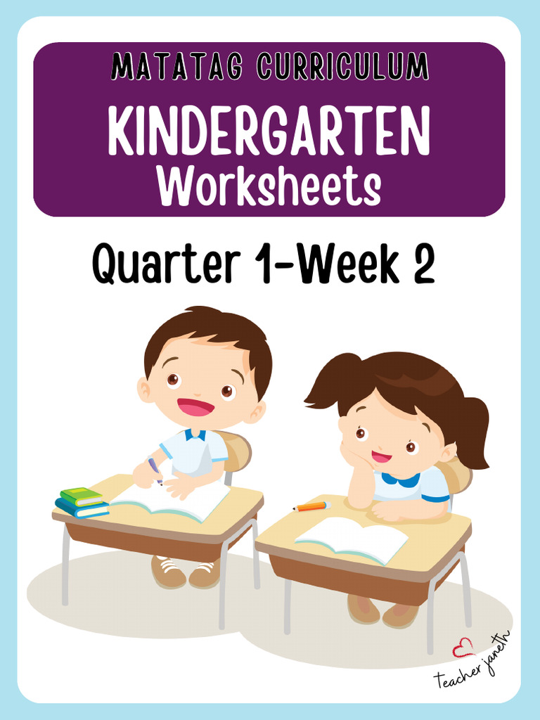 Q1 W2 Kindergarten Worksheets (English) | PDF