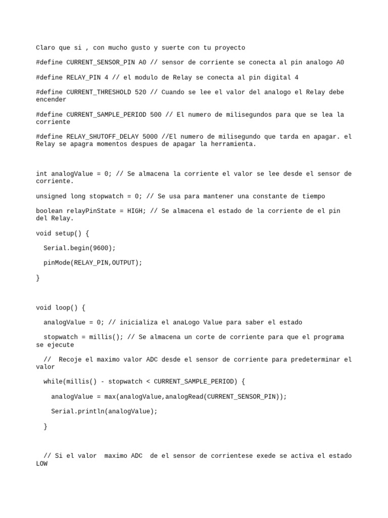 Codigo Arduino Master Slave | PDF