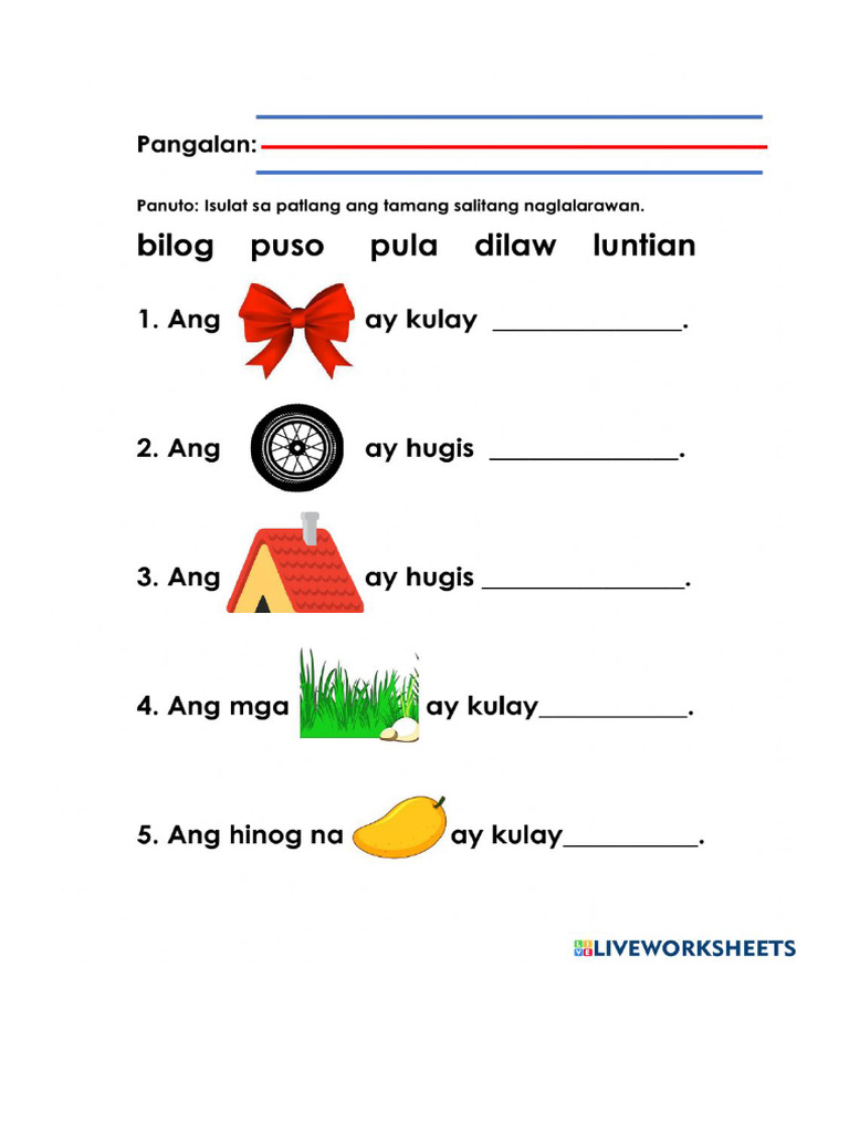 Color and Shape Matching | PDF