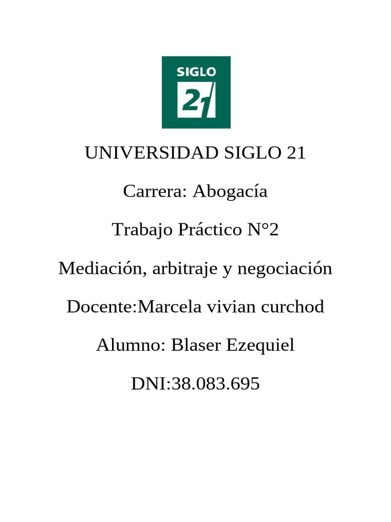 Tp3 Mediacion Pdf