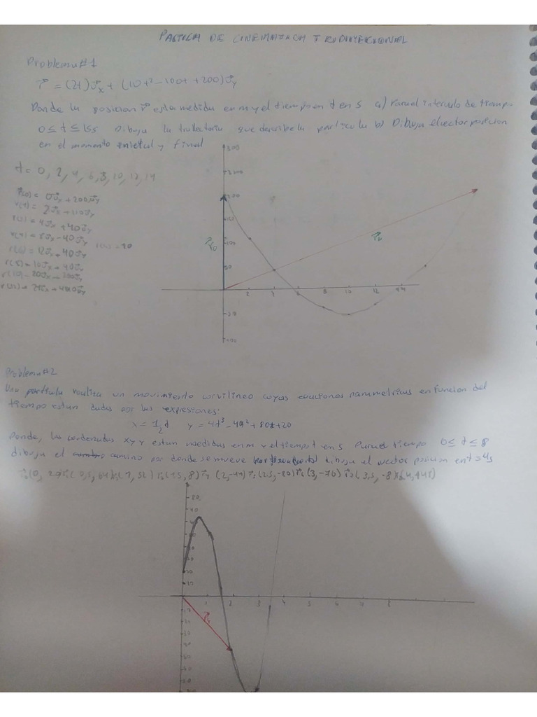 Práctica de Cinemática | PDF