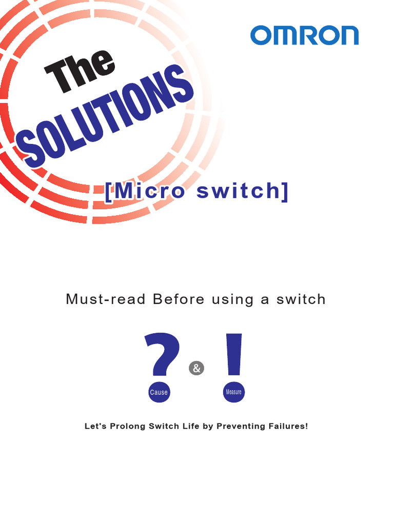Micro Switch-E1 | PDF