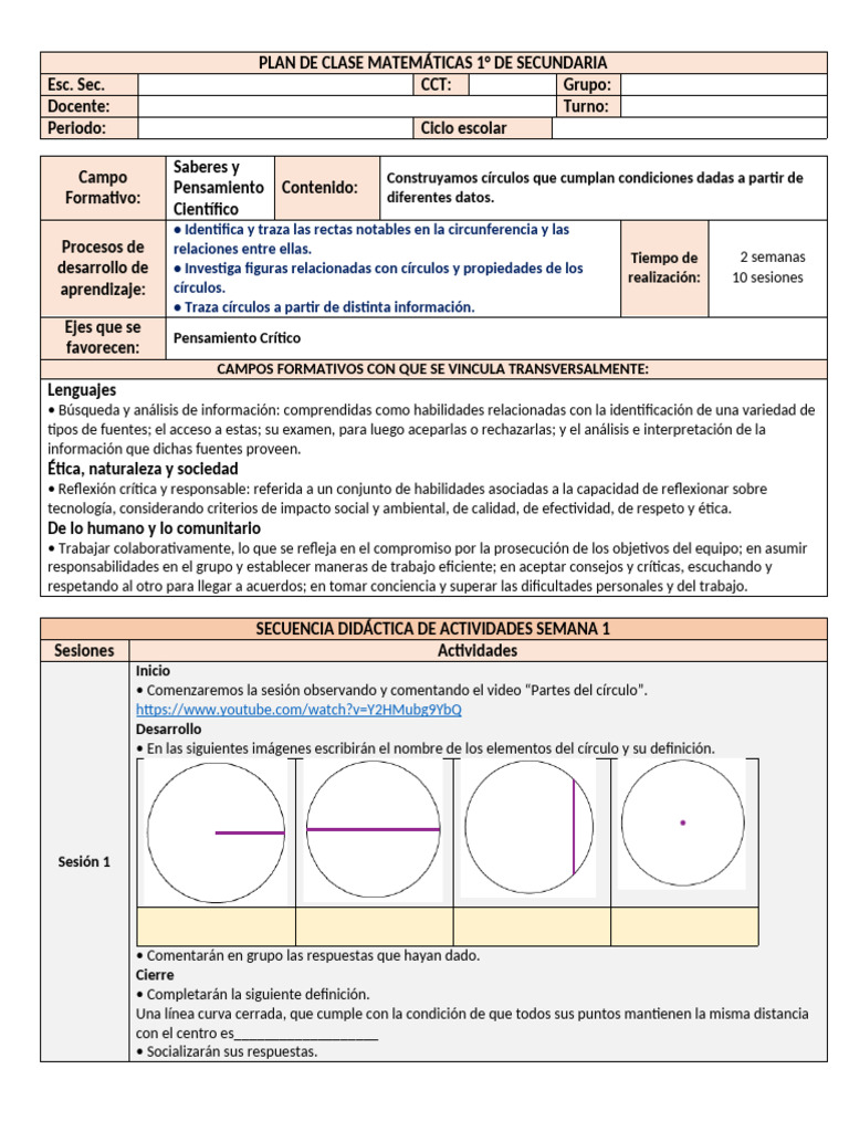 Circunferencia, Círculo y Esfera | PDF