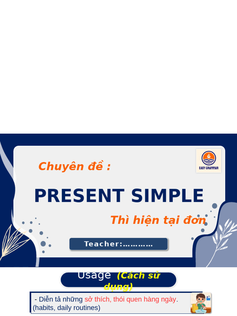 Present Simple 1 | PDF