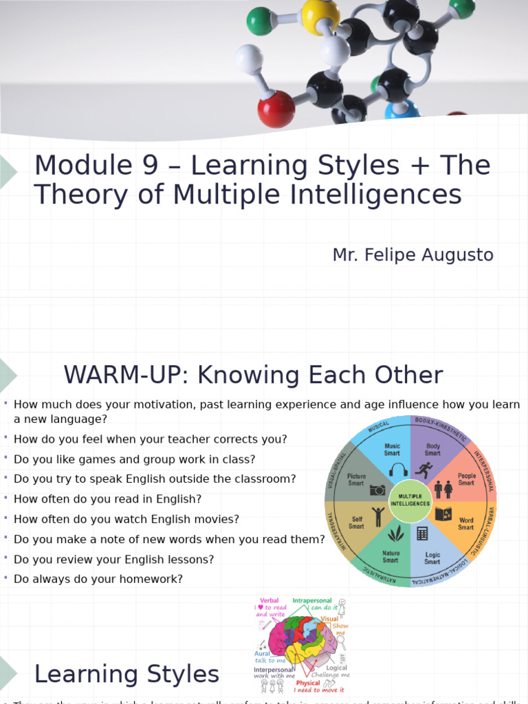 Module 9 - Learning Styles + The Theory | PDF