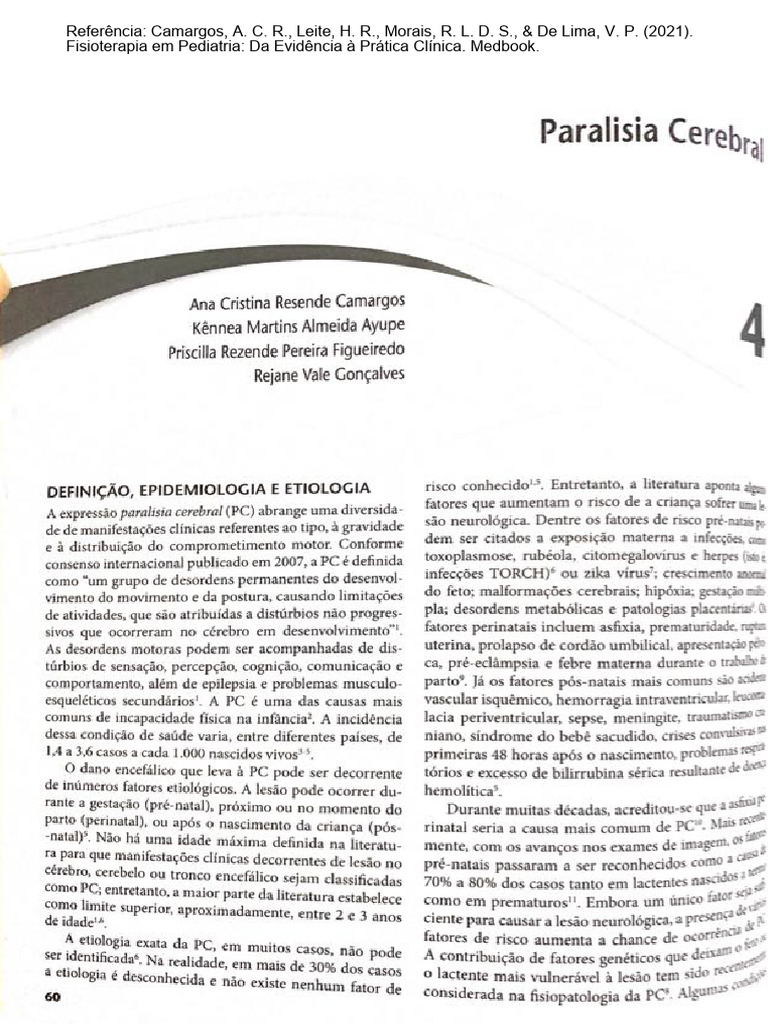 Livro Camargo Et Al., 2021. PC Parte 1 | PDF