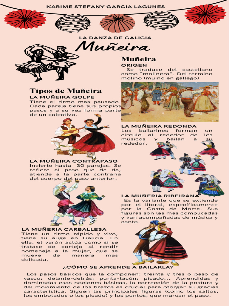Tipos y Aprendizaje de la Muñeira Gallega | PDF