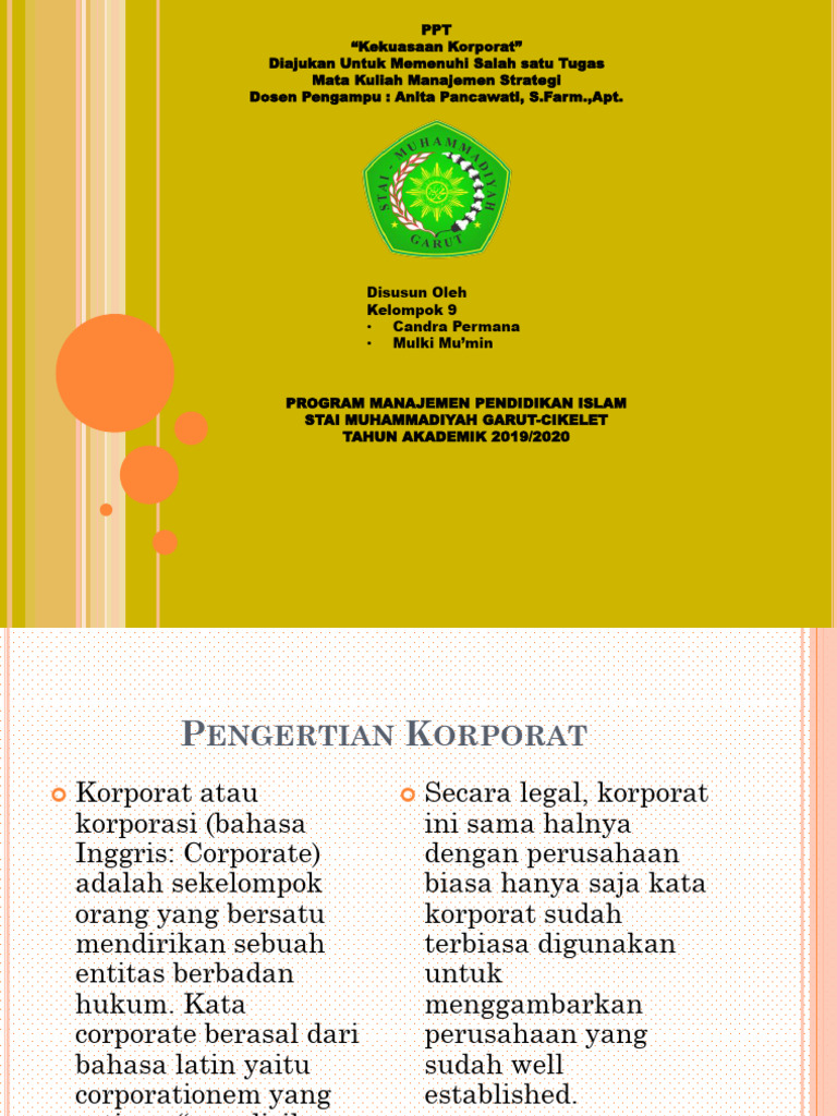 Presentation1 Mulki - Candra | PDF