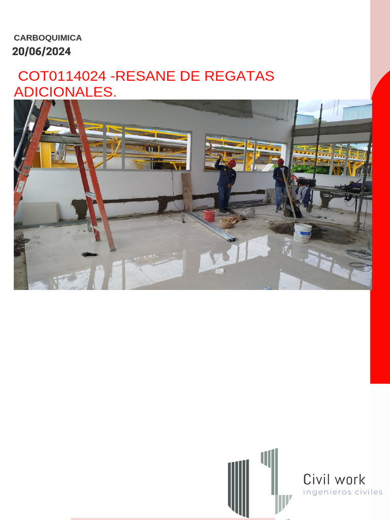 Cot0114024 - Resane de Regatas Adicionales. | PDF