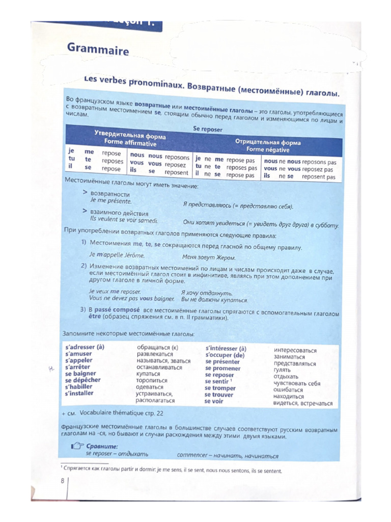 AF A2 Leçon 1 | PDF