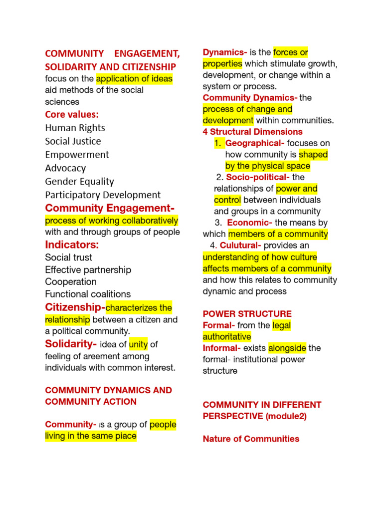 CESC Reviewers | PDF