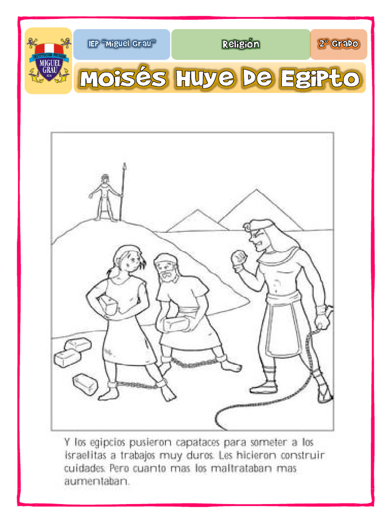 Moisés Huye de Egipto - Religión | PDF