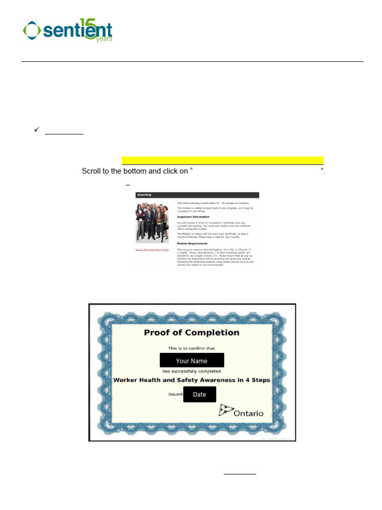 AODA Training Steps | PDF