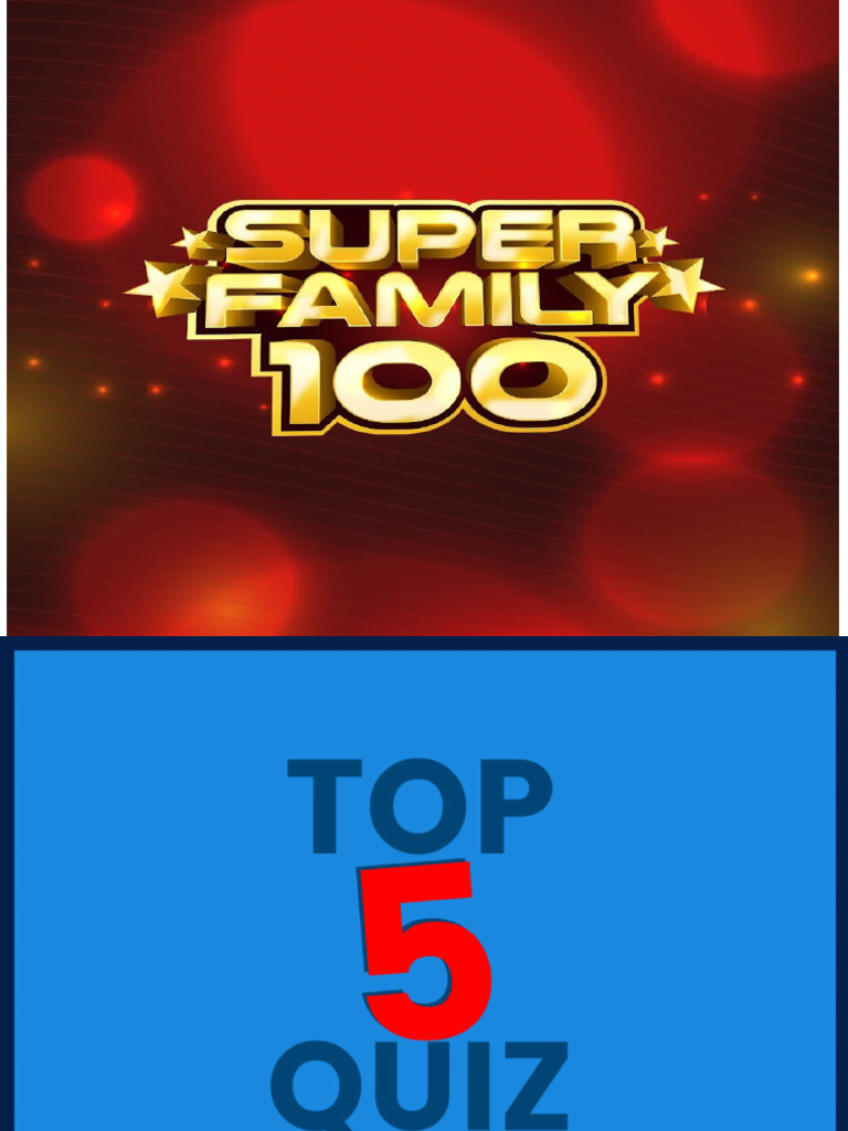 Top 5 Quiz Blank PowerPoint Template | PDF