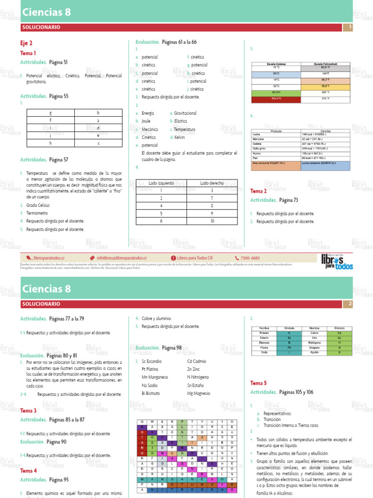 C8 U2 Solucionario | PDF