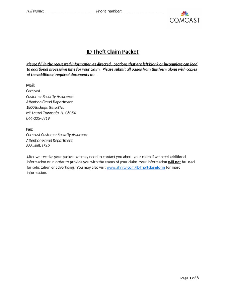 Fraud-Packet - V - 8 2 | PDF