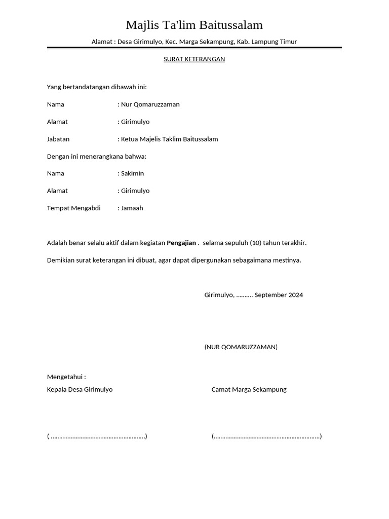 Wisata Rohani - Girimulyo | PDF