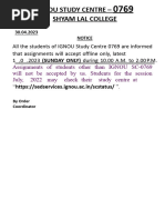 Revised Assignment Submission Link | PDF