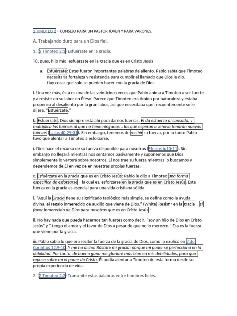 2 Timoteo 2 | PDF