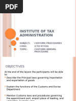 1 - Abridged Version of Customs Act | PDF | Customs | License