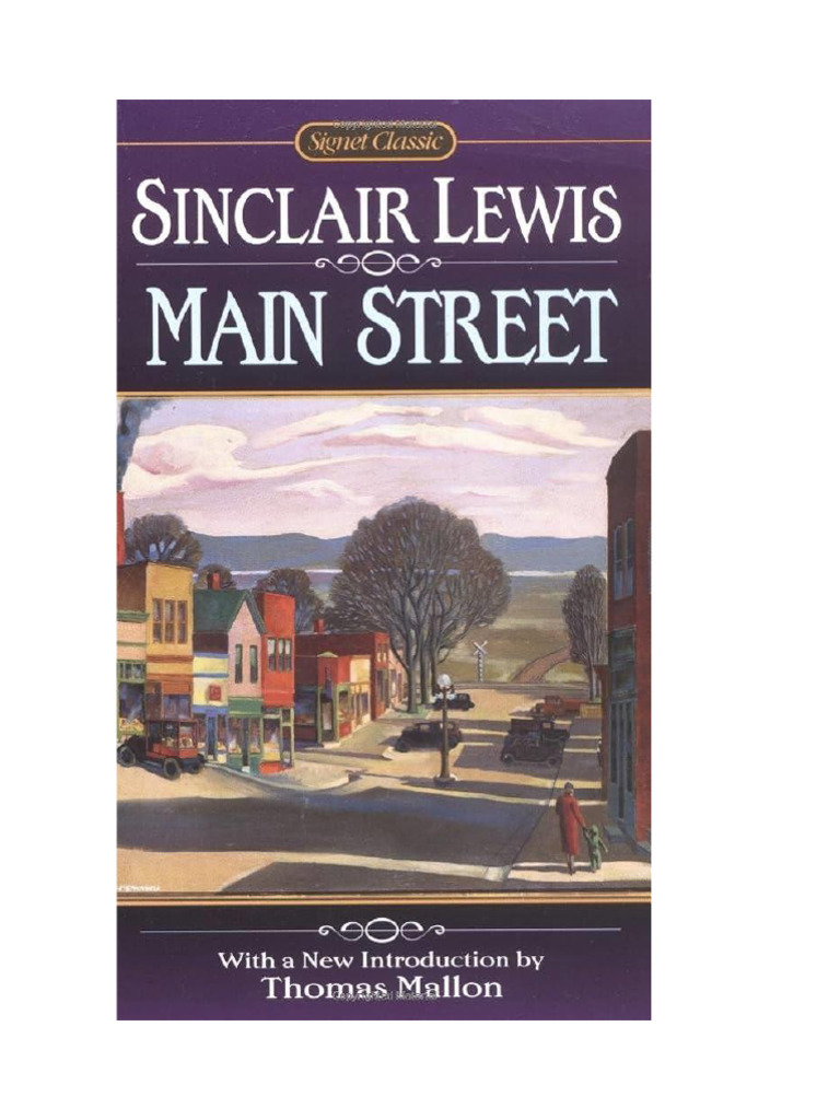 Main Street Sinclair Lewis | PDF