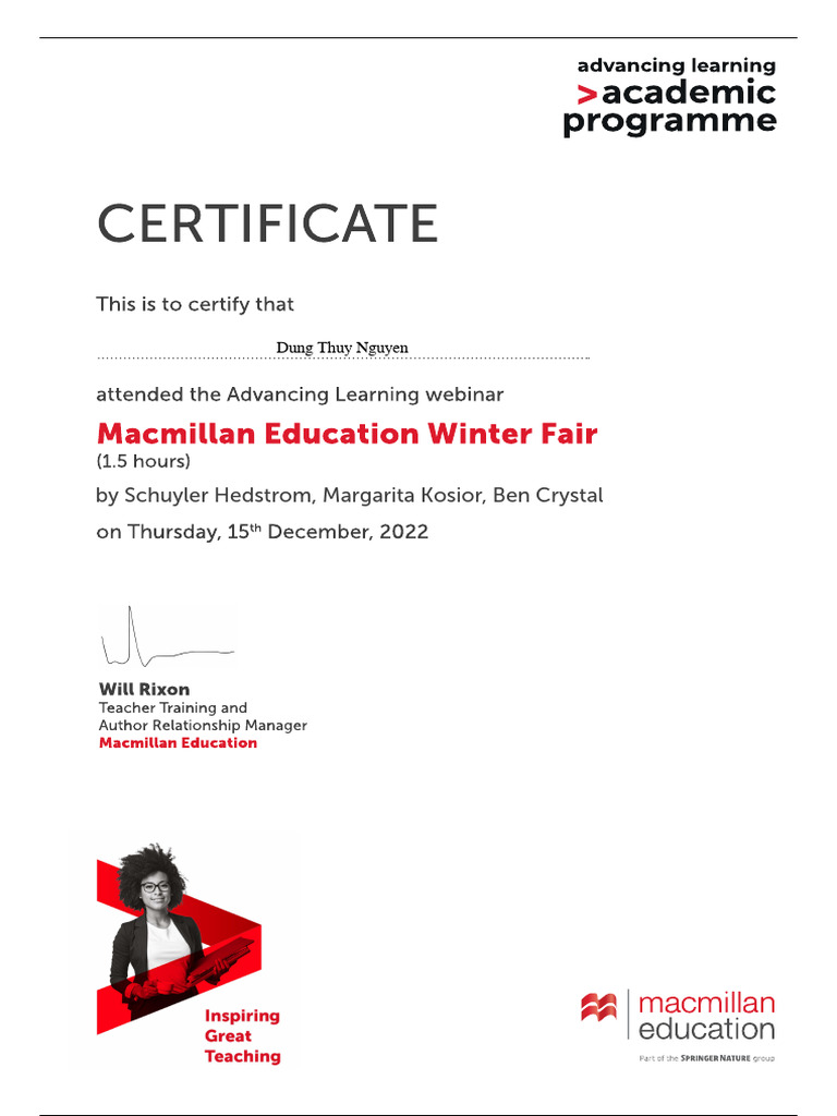 15th Certificate | PDF