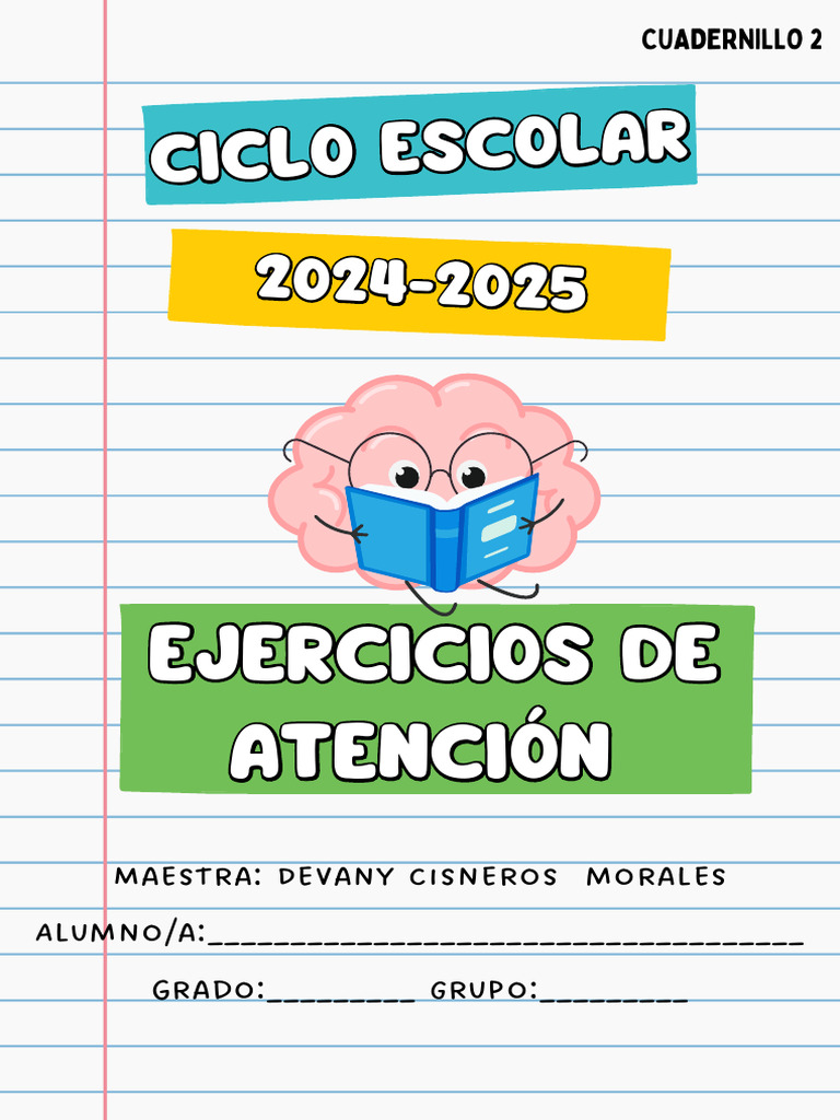 Ejercicios de Atención C2 | PDF