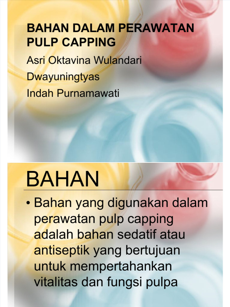 Dokumen - Tips - Bahan Pulp Capping | PDF