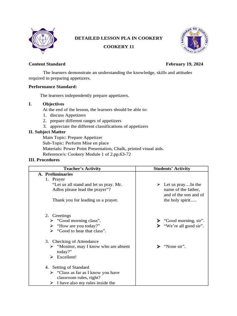 DLP 1.5 Appetizers | PDF