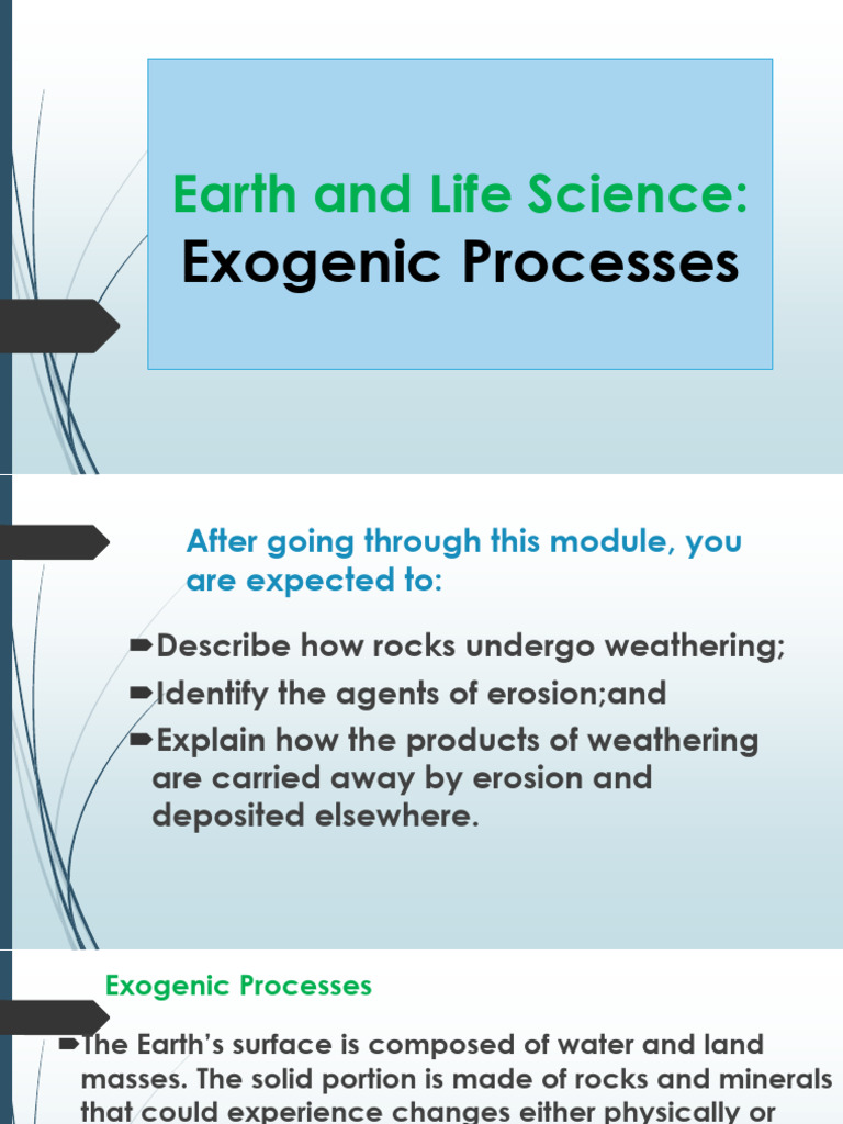 Exogenic Processes | PDF