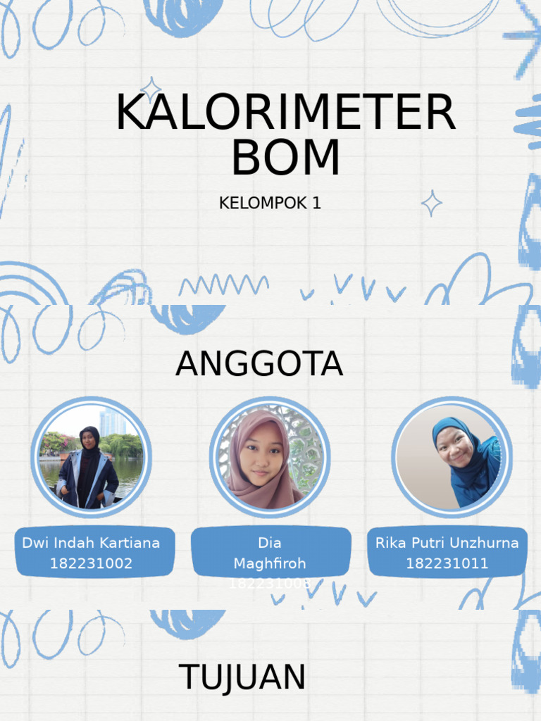 KALORIMETER BOM PPT | PDF