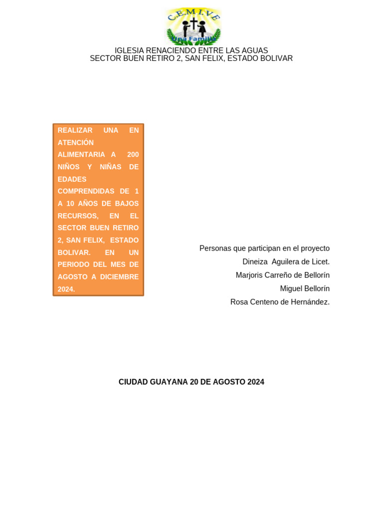Formato de Proyecto (1) - 1 | PDF
