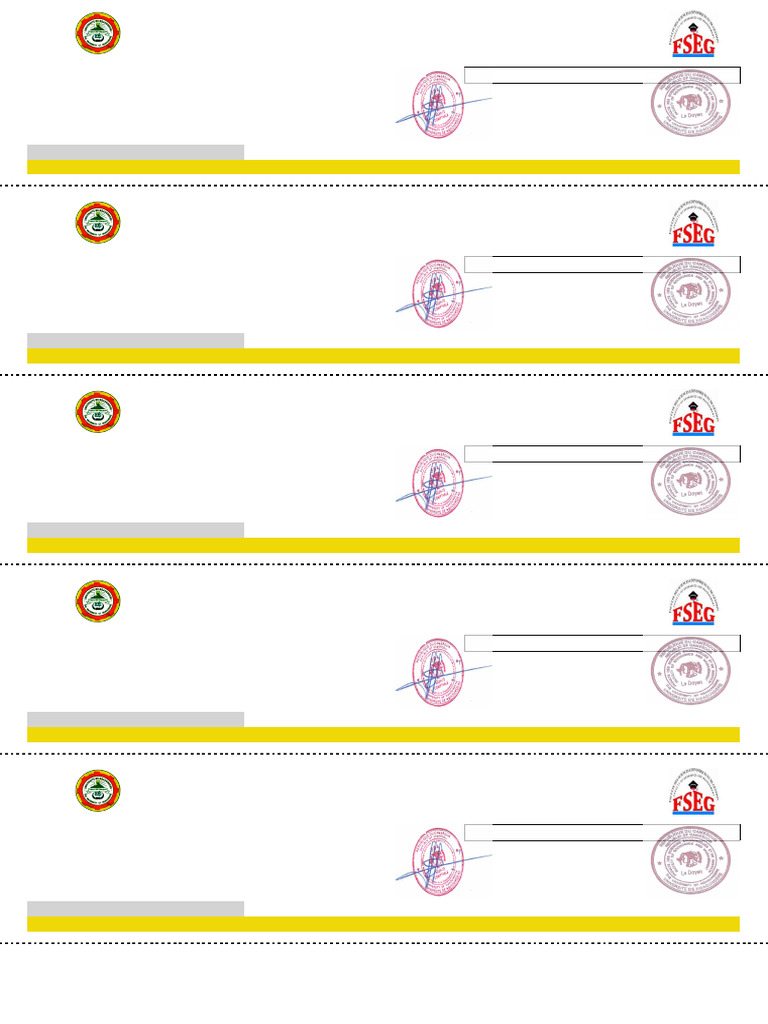 Quitus Préinscription Enyegue Miaffo Maxim Cycle Licence | PDF
