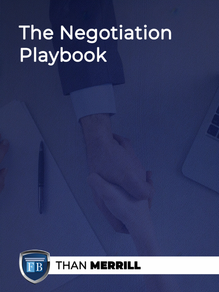 Negotiation Playbook | PDF