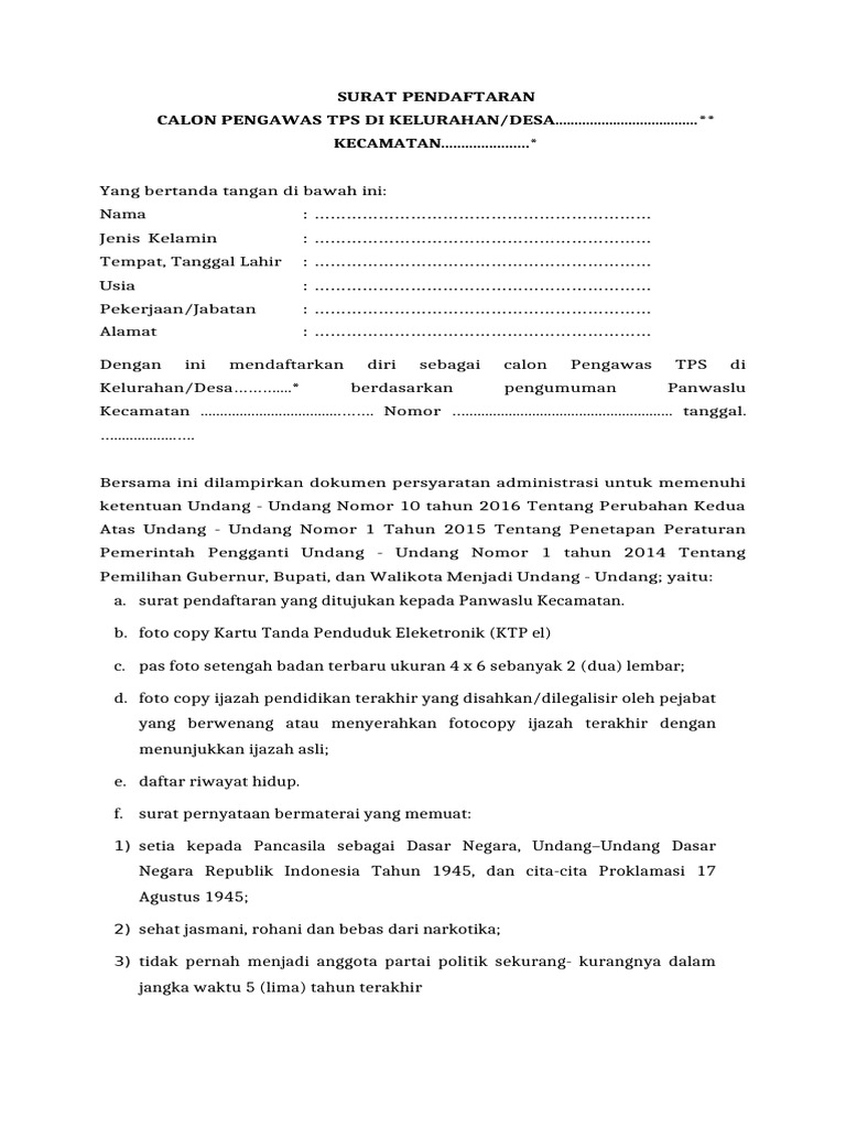 Berkas Pendaftaran Ptps Pdf