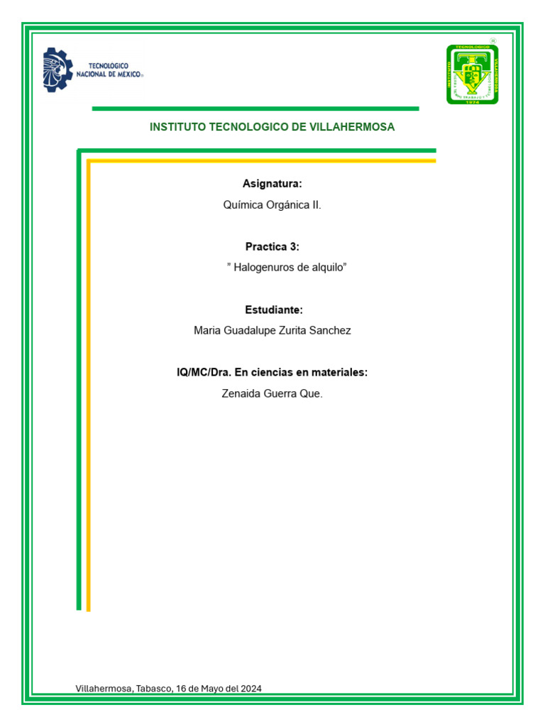 Zurita Sanchez Maria Guadalupe Reporte de Practica 3 | PDF