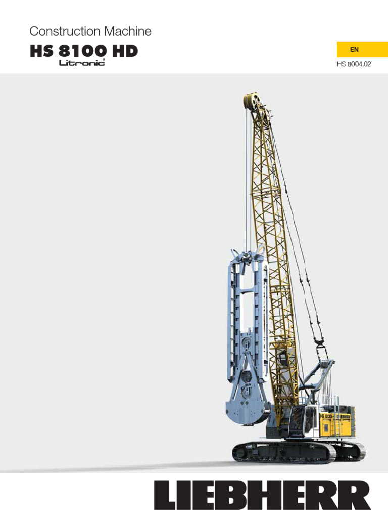 Liebherr Hs 8100 | PDF