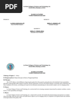 Sample Thesis Format in Filipino | PDF | Tagalog Language | Thesis