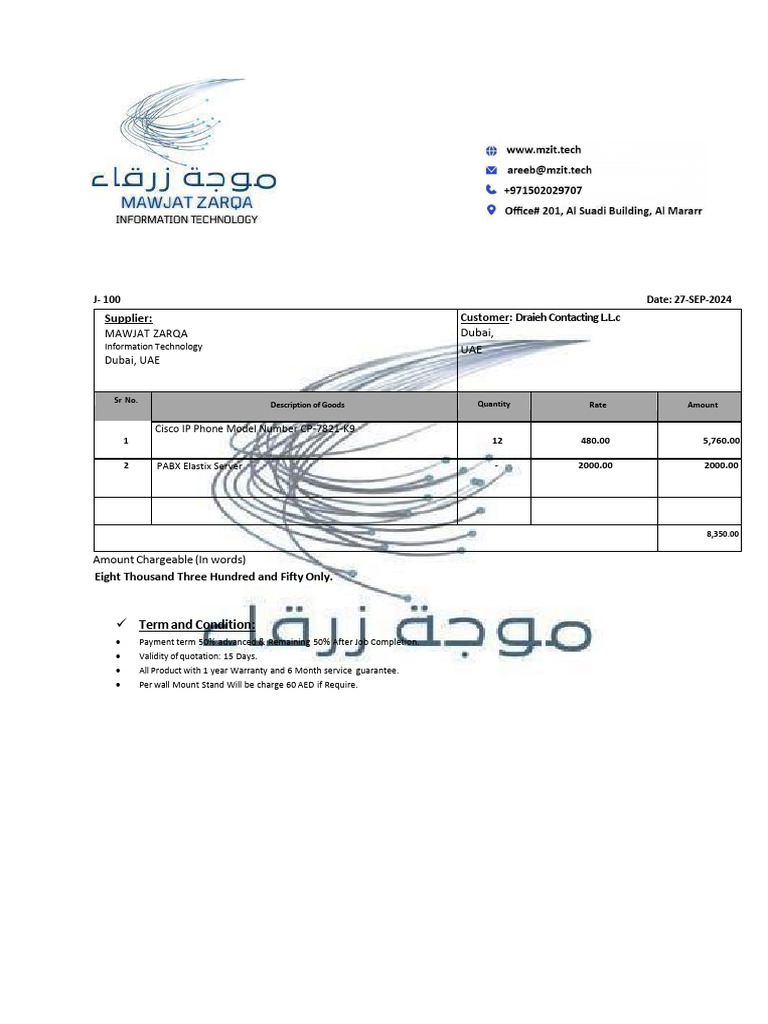 QUOTATION Cisco IP Phone | PDF