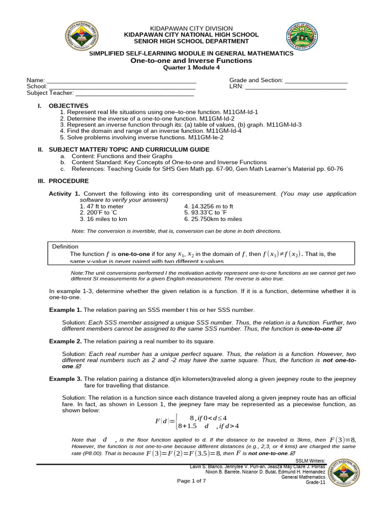 q1 Gen Math m4 Final Lavin | PDF