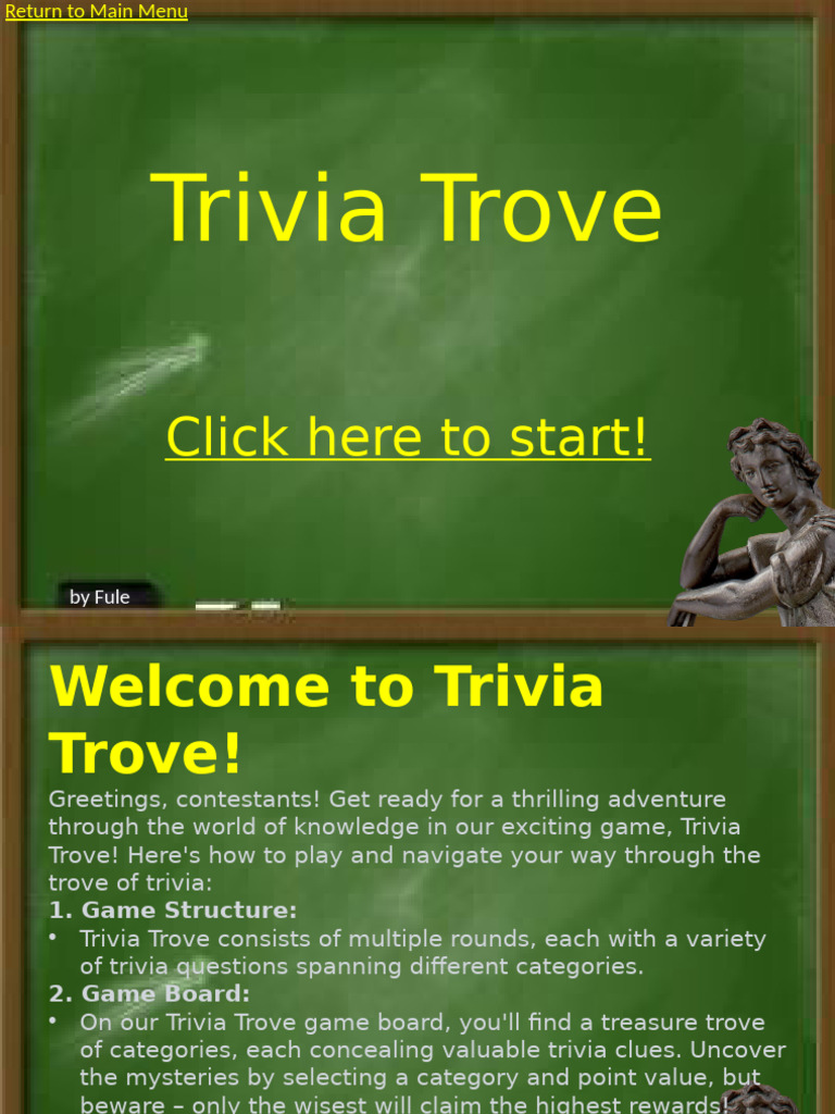 Trivia Trove NSTP | PDF